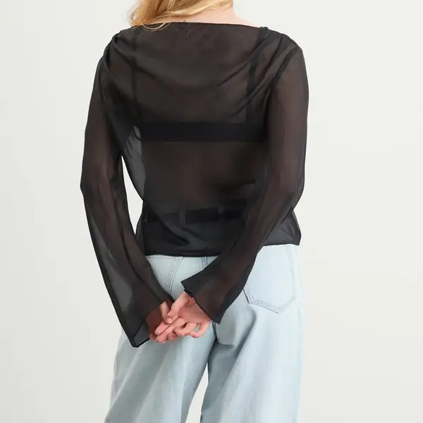SIR. Strobe Cowl Top