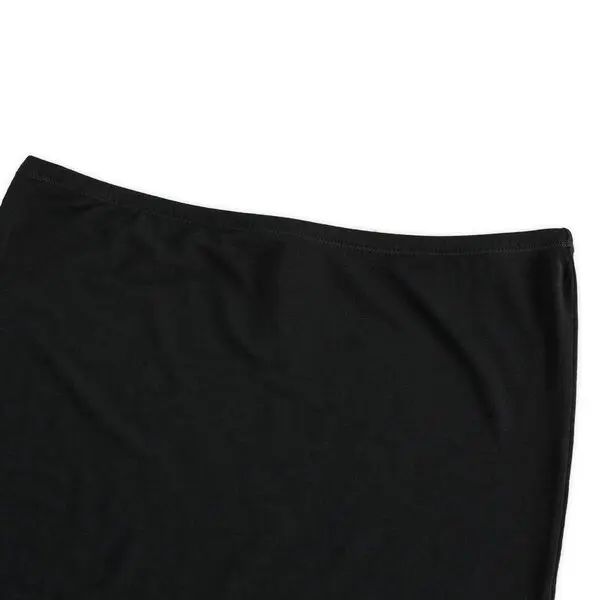 SKIMS Sheer Modal Long Skirt - Onyx
