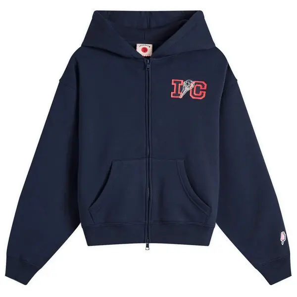 ICECREAM Cone Cropped Zip-up Hoodie