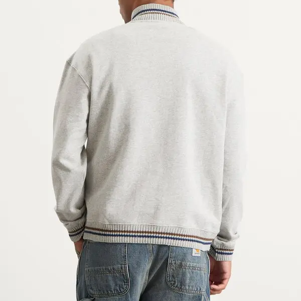 ICECREAM Checker Running Dog Quarter Zip Sweatshirt