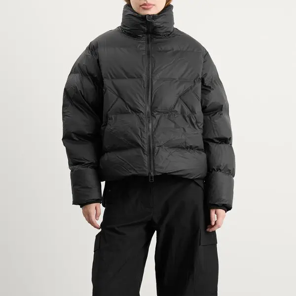 KASSL EDITIONS X Tretorn Hybrid Shelter Short Padded Jacket - Black