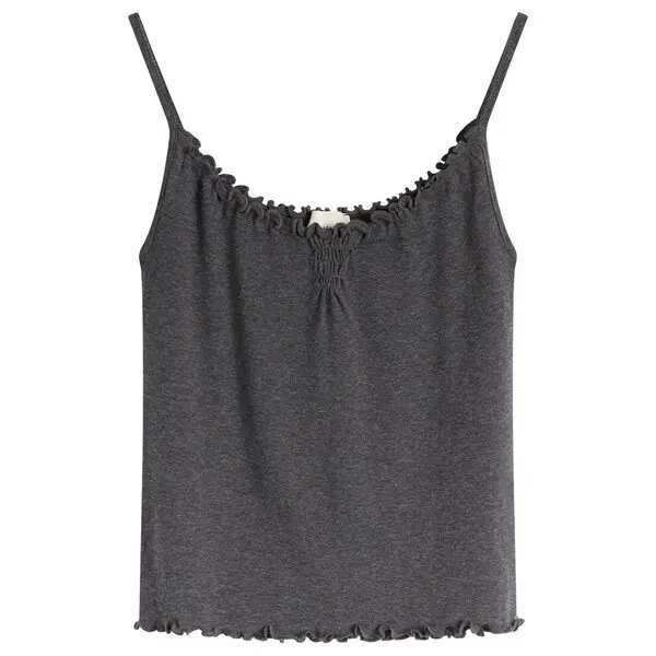 DEIJI STUDIOS Flounce Tank - Grey