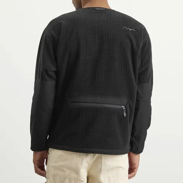 MANASTASH Grid Fleece Crewneck Sweatshirt