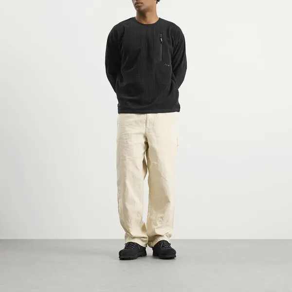 MANASTASH Grid Fleece Crewneck Sweatshirt