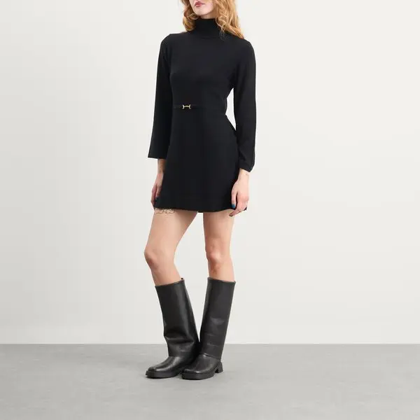 Rixo Aly Wool Mini Dress