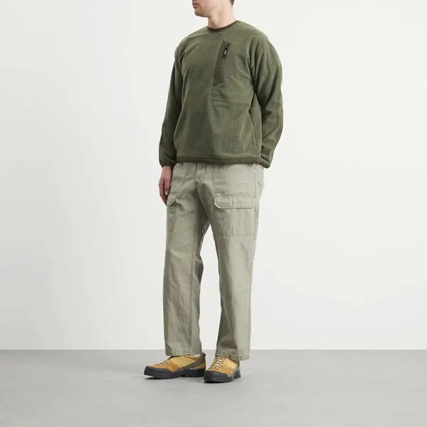 MANASTASH Grid Fleece Crew Sweat