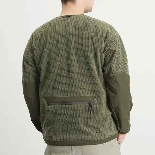 MANASTASH Grid Fleece Crew Sweat