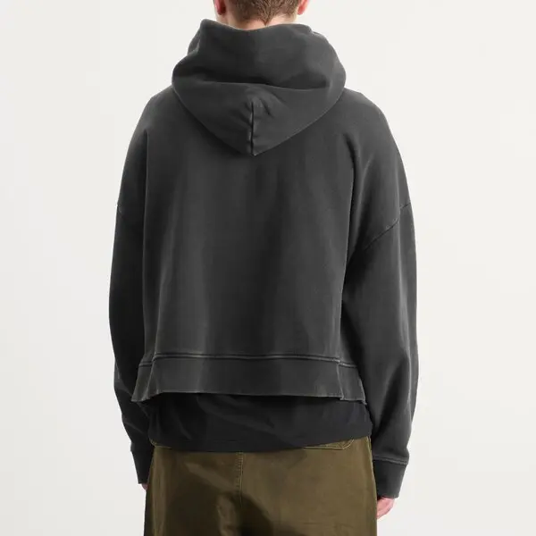 ENTIRE STUDIOS Heavy Organic Cotton Jersey Hoodie - Washedblack
