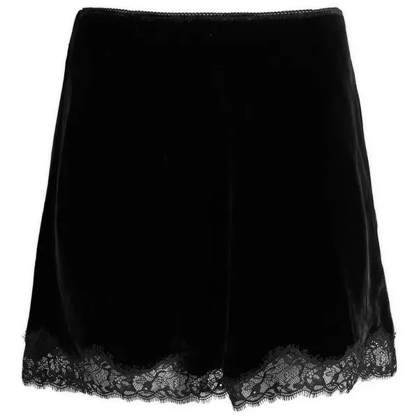 Rixo Kornelia Mini Skirt - Black