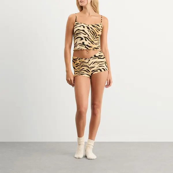 SKIMS Sleep Cami Sleep Set - Tiger Print