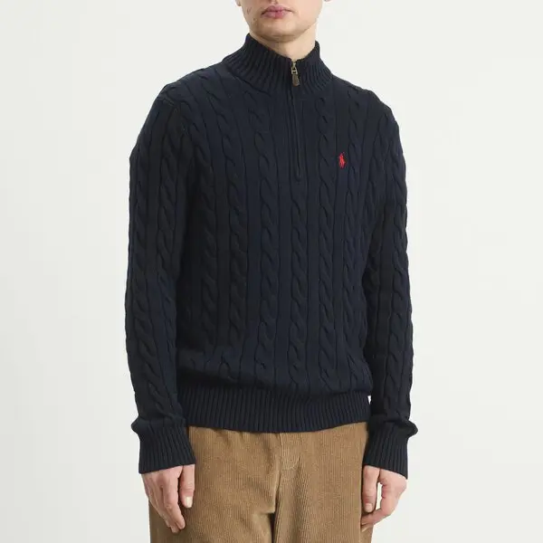 Polo Ralph Lauren Cable Knit Half Zip Jumper