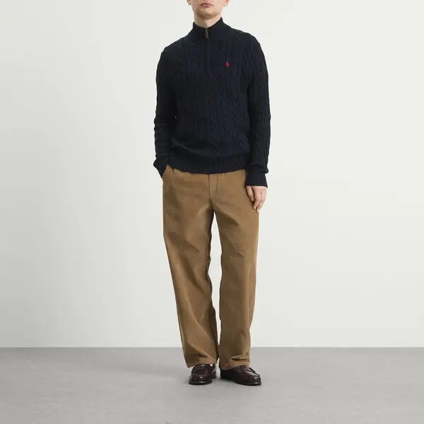 Polo Ralph Lauren Cable Knit Half Zip Jumper