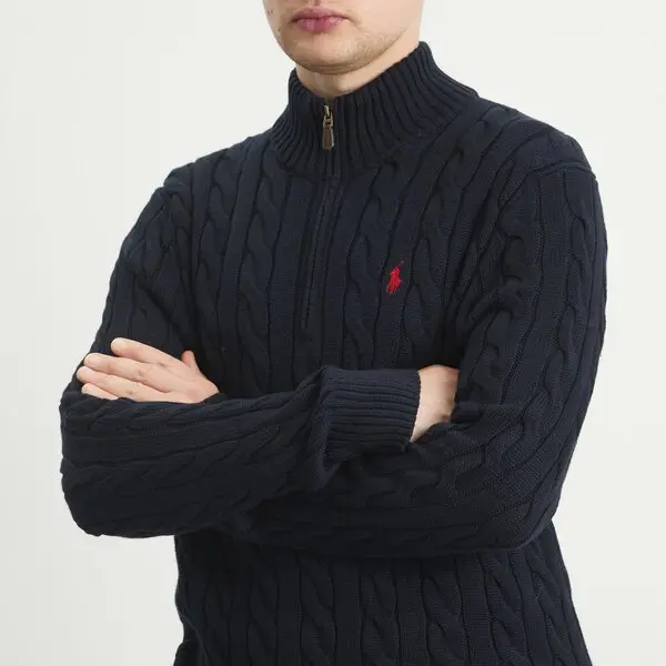 Polo Ralph Lauren Cable Knit Half Zip Jumper