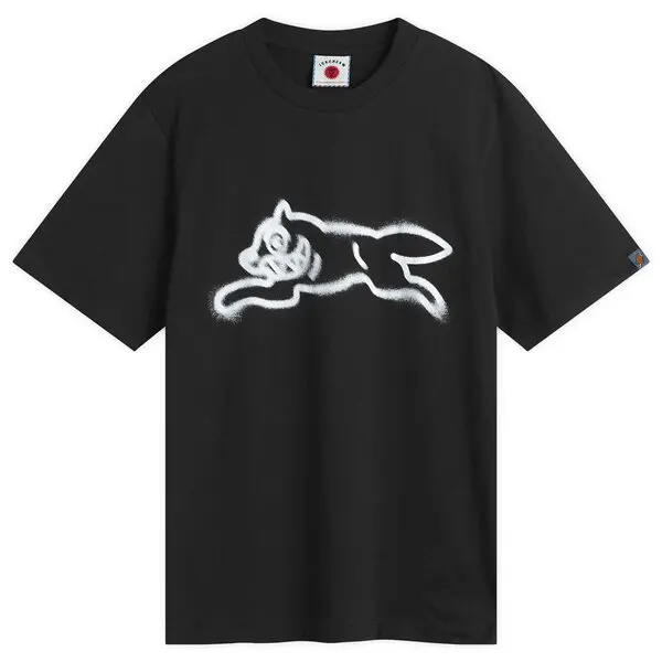 ICECREAM Spray Paint Running Dog T-shirt
