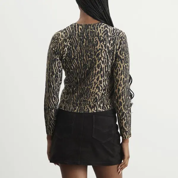 Rixo Peony Leopard Jumper