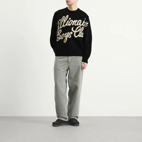 BILLIONAIRE BOYS CLUB Script Knitted Sweater