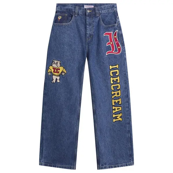 ICECREAM Mascot Denim Pants