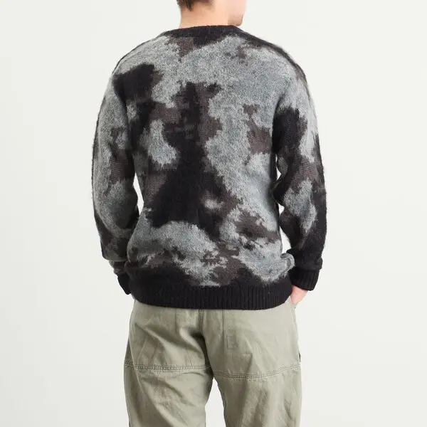 MANASTASH Blurry Jacquard Cardigan - Black