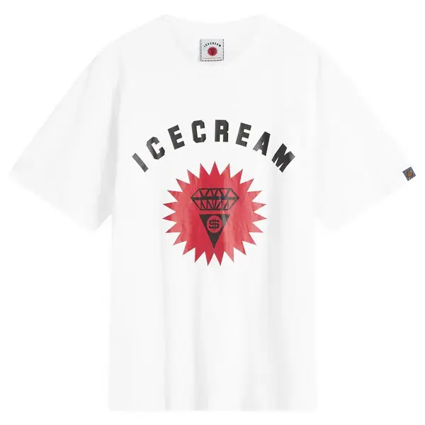 ICECREAM Signet Logo T-shirt - White