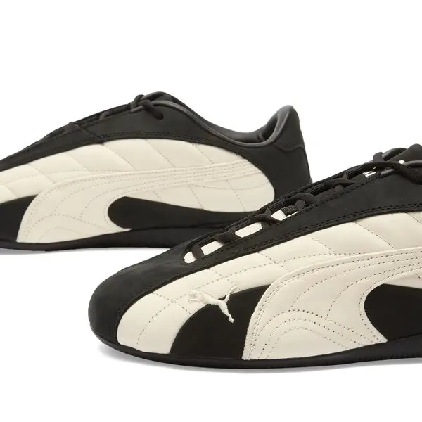 PUMA Speedcat Plus Quilted Sneaker - Black/frosted Ivory