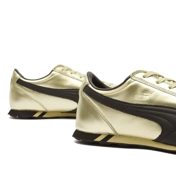 PUMA Sprint Metallic Sneaker - Gold/black
