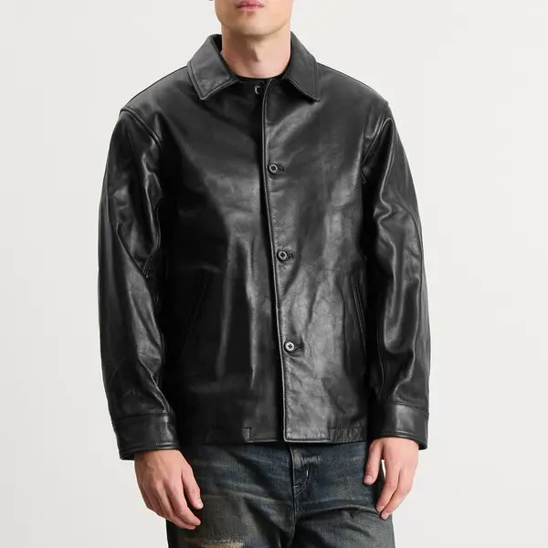 NEIGHBORHOOD Leather Car Coat