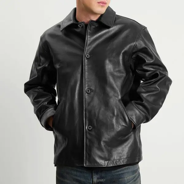 NEIGHBORHOOD Leather Car Coat