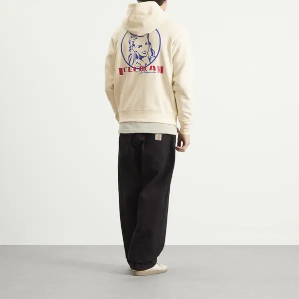 ICECREAM Waitress Zip Hoodie - Oat