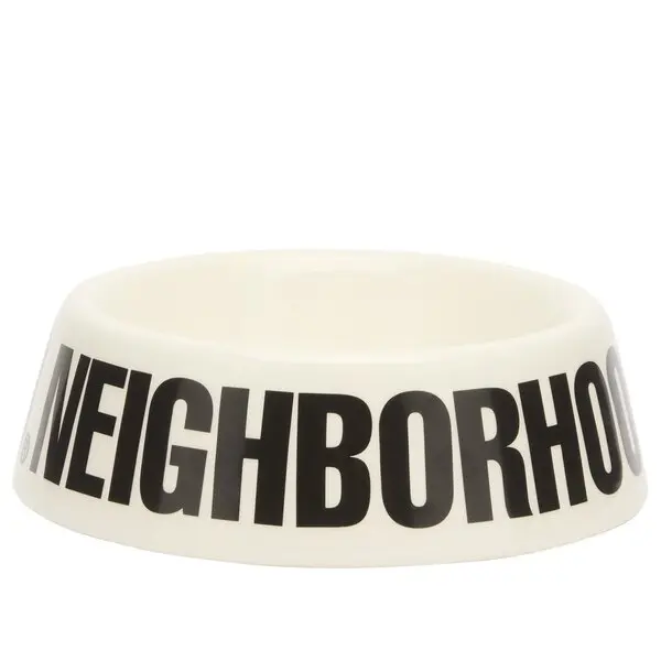 NEIGHBORHOOD Ci Dog Bowl - White
