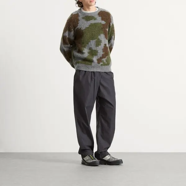 Gramicci Mohair Camouflage Print Sweater
