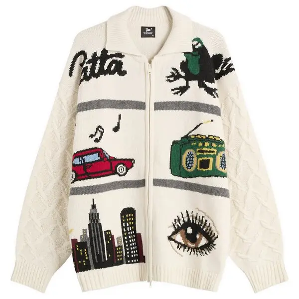 PATTA Perfect Day Knitted Cardigan - Beige