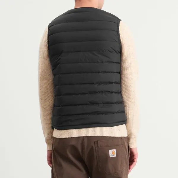 Danton Inner Down Crewneck Vest - Black | Editorialist