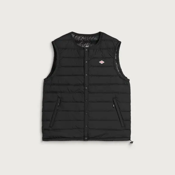 DANTON Inner Down Crewneck Vest - Black