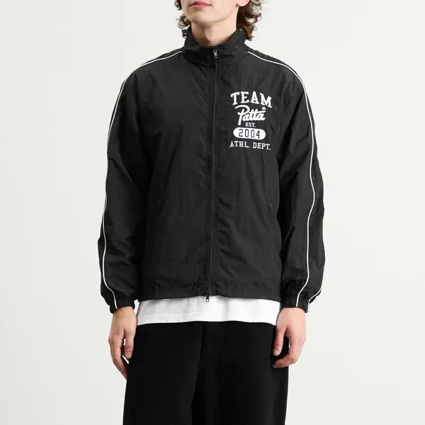 PATTA Athletic Nylon Track Jacket