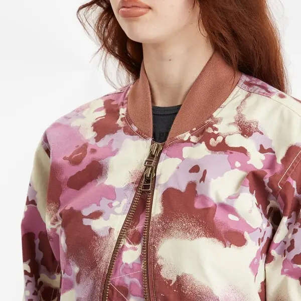 A BATHING APE Map Camo Bomber Jacket