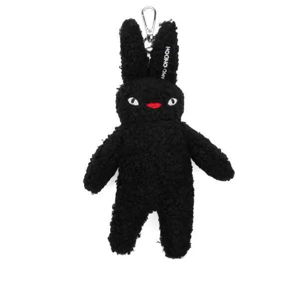 SAMO ONDOH Baby Tokiyom Keychain - Eco Shearling Black