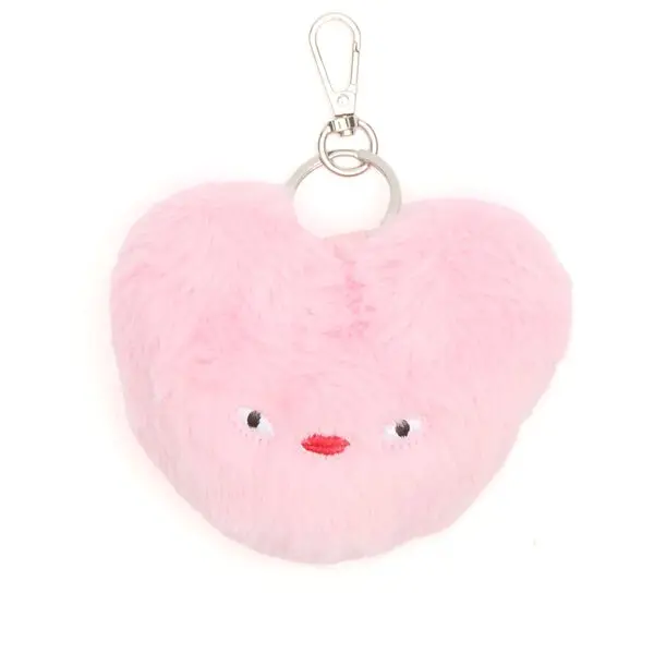 SAMO ONDOH Loveyom Keychain - Eco Fur Pink