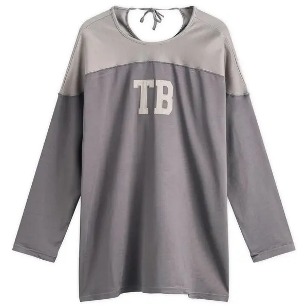 BEAMS Logo Football Long Sleeve T-shirt