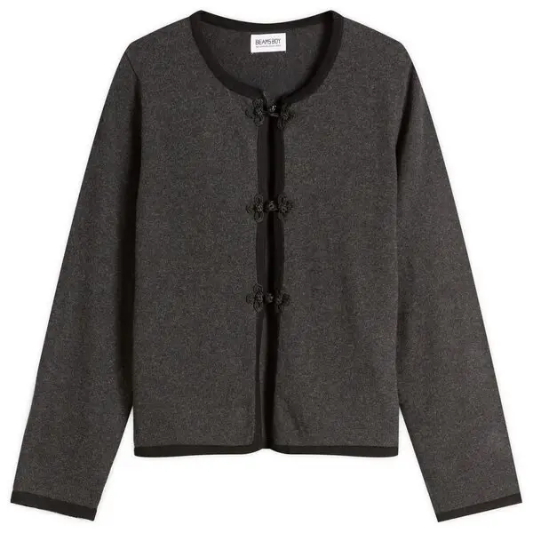 BEAMS China Trim Cardigan