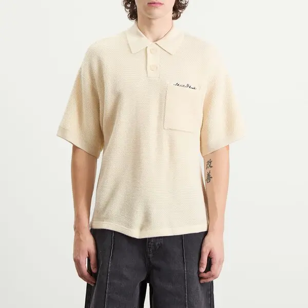 ABOUT:BLANK Pique Knitted Polo