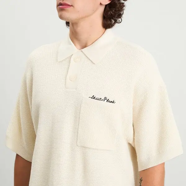 ABOUT:BLANK Pique Knitted Polo