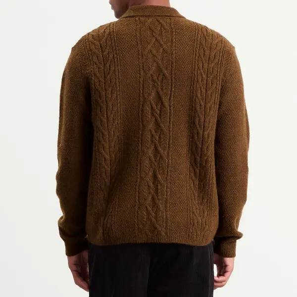 WAX LONDON Friar Zip Knit Jacket