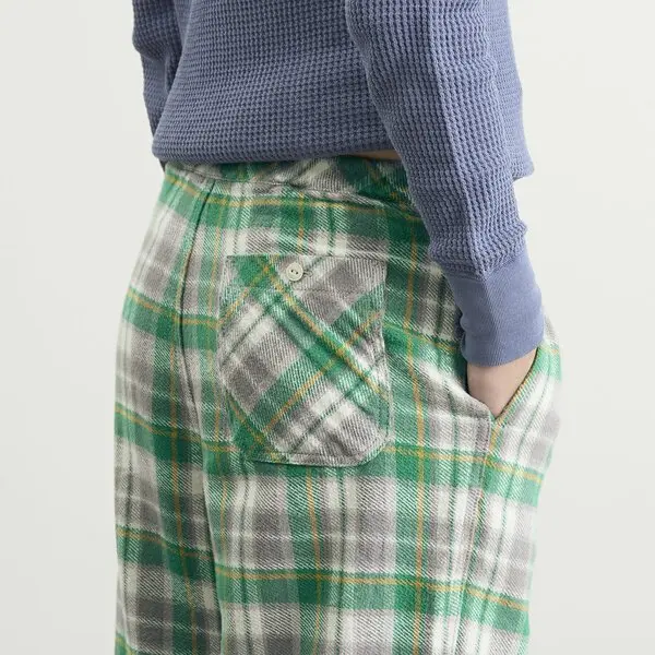 BEAMS Work Check Easy Pants