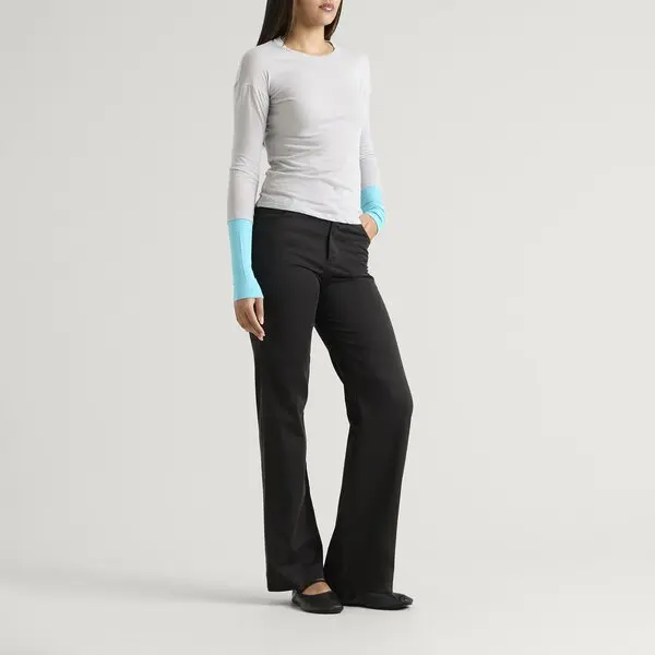 PEACHY DEN Twiggy Stretch Tailored Trousers - Onyx