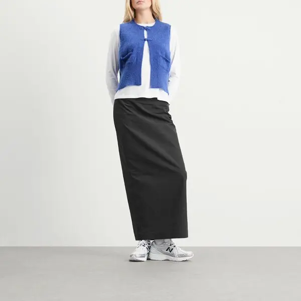 BEAMS China Button Knit Vest
