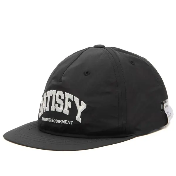 Satisfy Flitesilk 5 Panel Pinch Cap - Black