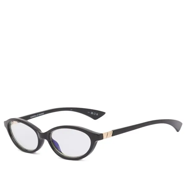 Le Specs Duskfall Blue Light Optical Glasses - Black/blue Light Lens