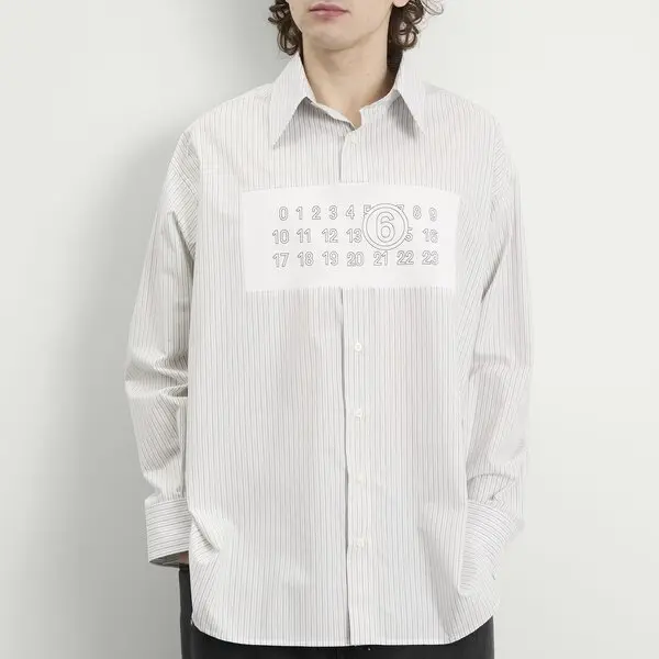 MAISON MARGIELA Pull Over Stripe Shirt