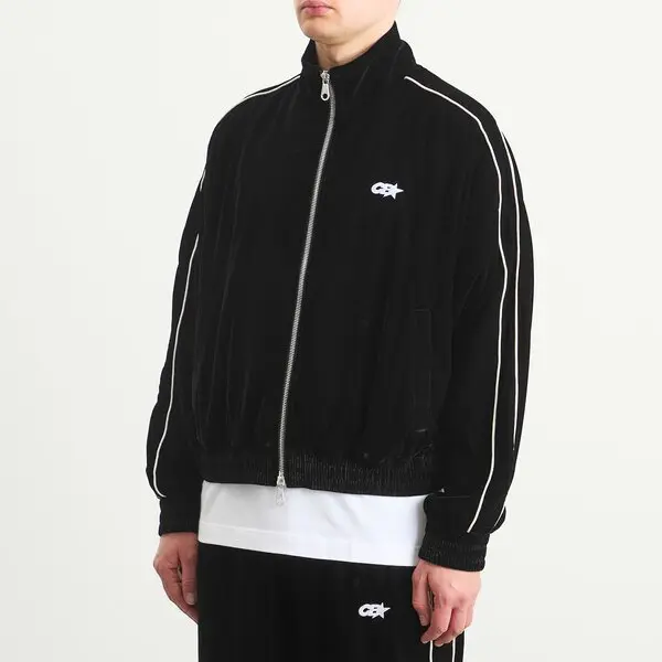 COLE BUXTON Velour Track Jacket