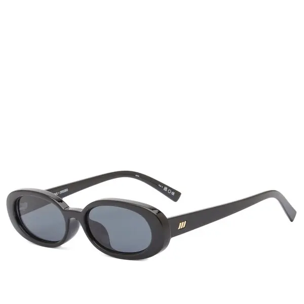 Le Specs Outta Love + Sunglasses - Black/smoke Mono